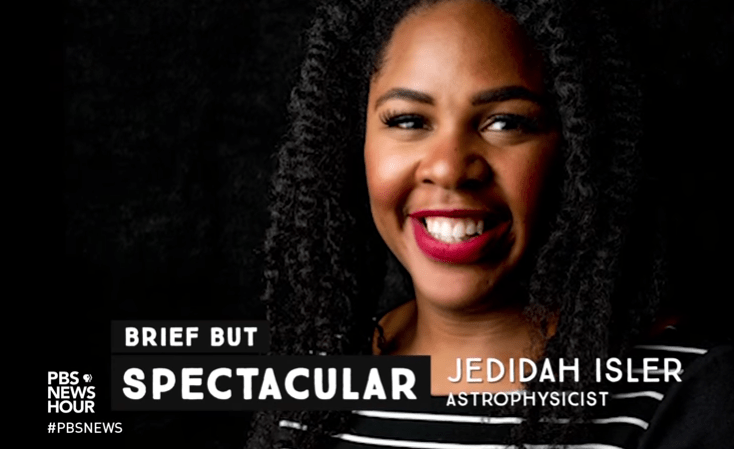 Prof. Jedidah Isler PBS Feature | Department of Physics and Astronomy
